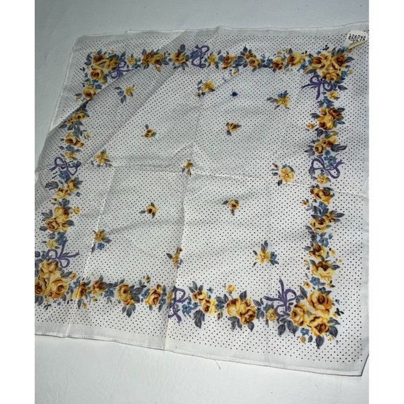 Unbranded | Accessories | Vintage Handkerchief Hanky Floral Print Pin ...